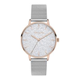 Tamaris Uhr 'Shiny Sparkle' Damen Gr&ouml;&szlig;e One Size gold / silber
