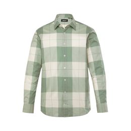 Men Plus Hemd Herren Gr&ouml;&szlig;e 7XL creme / gr&uuml;n / mint