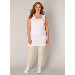 Base Level Curvy Top Damen Gr&ouml;&szlig;e 5XL wei&szlig;