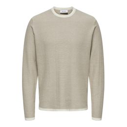 Only & Sons Only & Sons Pullover 'Timmy' Herren Gr&ouml;&szlig;e M greige