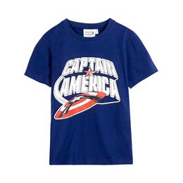 Marvel Avengers Shirt 'Captain America' Jungen Gr&ouml;&szlig;e 116 dunkelblau