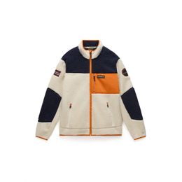 Napapijri Fleecejacke Herren Gr&ouml;&szlig;e XL offwhite
