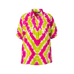 Angel of Style Bluse Damen Gr&ouml;&szlig;e 6XL limette / fuchsia / wei&szlig;