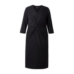 Ulla Popken Kleid Damen Gr&ouml;&szlig;e 50/52 schwarz Winterkleid
