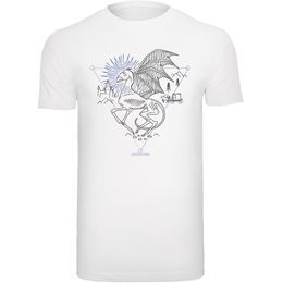 F4NT4STIC T-Shirt 'Harry Potter Thestral' Herren Gr&ouml;&szlig;e S dunkelblau / schwarz / wei&szlig;