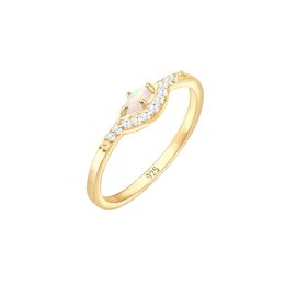 Elli Ring 'Opal' Damen Gr&ouml;&szlig;e 56 gold