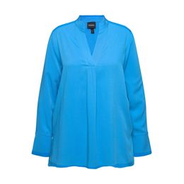 Ulla Popken Bluse Damen Gr&ouml;&szlig;e M/L azur