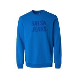 Salsa Jeans Sweatshirt Herren Gr&ouml;&szlig;e XXXS blau