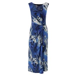 Aniston Selected Kleid Damen Gr&ouml;&szlig;e 44 blau / opal / dunkelblau / offwhite Winterkleid