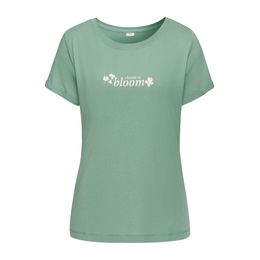 s.Oliver Schlafshirt Damen Gr&ouml;&szlig;e S gr&uuml;n / wei&szlig;