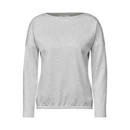 Cecil Shirt Damen Gr&ouml;&szlig;e XL grau / wei&szlig;