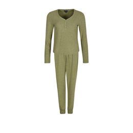 Loungeable Pyjama Damen Gr&ouml;&szlig;e XXL khaki Winterkleid