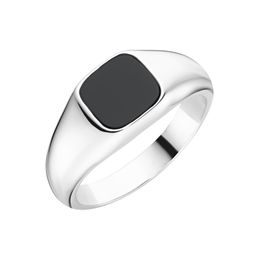 Giorgio Martello Milano Ring Herren Gr&ouml;&szlig;e 68 schwarz / silber
