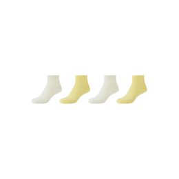 s.Oliver Socken Damen Gr&ouml;&szlig;e 39/42 gelb / wei&szlig;