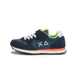 SUN68 Sneaker 'Tom Fluo' Jungen Gr&ouml;&szlig;e 32 marine / navy / gr&uuml;n