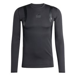 adidas originals Funktionsshirt 'TECHFIT TIGHT LONG SLEEVE' Herren Gr&ouml;&szlig;e M schwarz