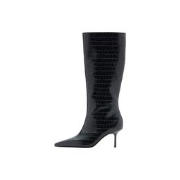 Mango Stiefel 'Brava' Damen Gr&ouml;&szlig;e 38 schwarz Winterschuhe