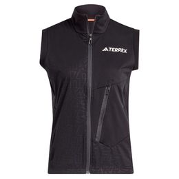 adidas terrex Sportweste 'Xperior Cross-Country Ski Softshell' Damen Gr&ouml;&szlig;e XL/XXL schwarz / wei&szlig;