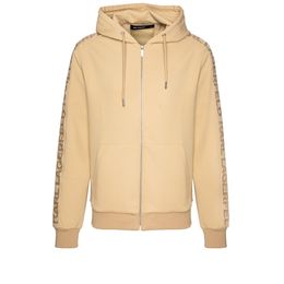 K by KARL LAGERFELD Karl Lagerfeld Sweatjacke Herren Gr&ouml;&szlig;e S cappuccino / wei&szlig;