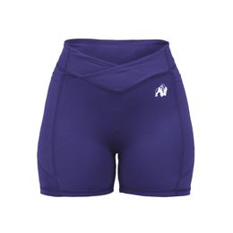 Gorilla Wear Shorts Herren Gr&ouml;&szlig;e M lila / wei&szlig;