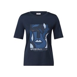 Cecil T-Shirt Damen Gr&ouml;&szlig;e XXL navy / hellblau