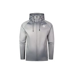 SikSilk Sweatjacke 'Poly' Herren Gr&ouml;&szlig;e XXL grau