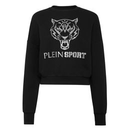 Plein Sport Sweatshirt ' Tiger ' Damen Gr&ouml;&szlig;e S schwarz / silber