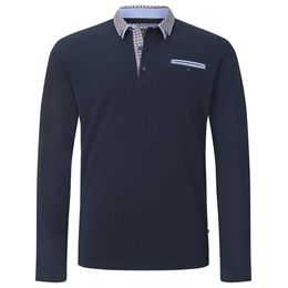 CHARLES COLBY Poloshirt ' Earl Chad ' Herren Gr&ouml;&szlig;e XL Gro&szlig;e Gr&ouml;&szlig;en dunkelblau