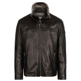Bugatti Lederjacke 'BUGerero' Herren Gr&ouml;&szlig;e L/XL schwarz