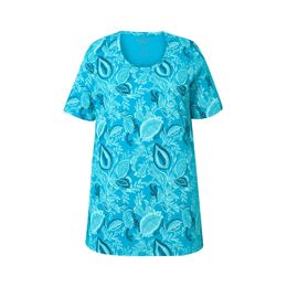 Ulla Popken Shirt Damen Gr&ouml;&szlig;e M/L aqua
