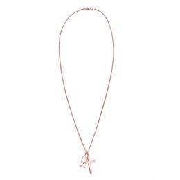Elli Kette ' Fisch, Kreuz' Damen Gr&ouml;&szlig;e 45 rosegold