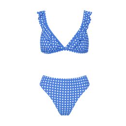 C&city Bikini Damen Gr&ouml;&szlig;e M blau / wei&szlig;