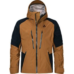 Sch&ouml;ffel Sch&ouml;ffel Outdoorjacke 'Lufeld' Herren Gr&ouml;&szlig;e M ocker / schwarz