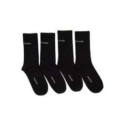 The Arctic Bay Socken 'WORLD IS EDITION Gift box 4 Pack Unisex' Herren Gr&ouml;&szlig;e 36/40 schwarz