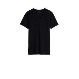 Iuman Intimissimi Uomo Shirt V-neck 'Superior' Herren Gr&ouml;&szlig;e S schwarz