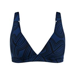Triumph Bustier-Bikini-Top ' Flex Smart Summer Plunge ' Damen Gr&ouml;&szlig;e 90/100 blau