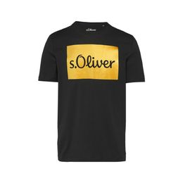 s.Oliver T-Shirt Herren Gr&ouml;&szlig;e XXXL gold / schwarz