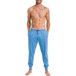Haasis Bodywear Pyjamahose Herren Gr&ouml;&szlig;e XXL himmelblau