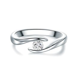 Trilani Ring Damen Gr&ouml;&szlig;e 52 silber