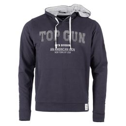 Top Gun Kapuzenpullover mit Print TG20213008 ' ' Herren Gr&ouml;&szlig;e M blau