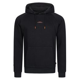 INDICODE Jeans Sweatshirt 'Virginia' Herren Gr&ouml;&szlig;e M pfirsich / schwarz