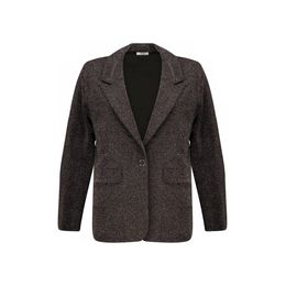 Deeluxe Blazer 'PESTRELLA' Damen Gr&ouml;&szlig;e 44 schwarzmeliert