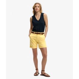 Superdry Damen Chino Shorts Yellow - Gr&ouml;&szlig;e: 42 2123429500154K1Z020