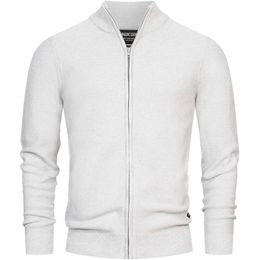 INDICODE Jeans Strickjacke Herren Gr&ouml;&szlig;e S hellgrau