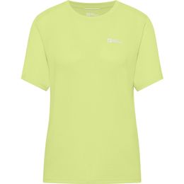 Jack Wolfskin Funktionsshirt Damen Gr&ouml;&szlig;e S hellgrau / kiwi