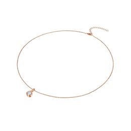 Rafaela Donata Kette Damen Gr&ouml;&szlig;e 50 rosegold / transparent