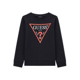 Guess Sweatshirt 'Dreieck' Jungen Gr&ouml;&szlig;e 158 rot / schwarz / wei&szlig;