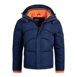 INDICODE Jeans Winterjacke 'Dunlap' Herren Gr&ouml;&szlig;e M marine / schwarz