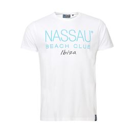 Nassau Beach Club Shirt ' NB231040 ' Herren Gr&ouml;&szlig;e M blau / schwarz / offwhite