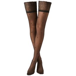 CALZEDONIA Overknee Str&uuml;mpfe 'Valentine' Damen Gr&ouml;&szlig;e 35/40.5 schwarz